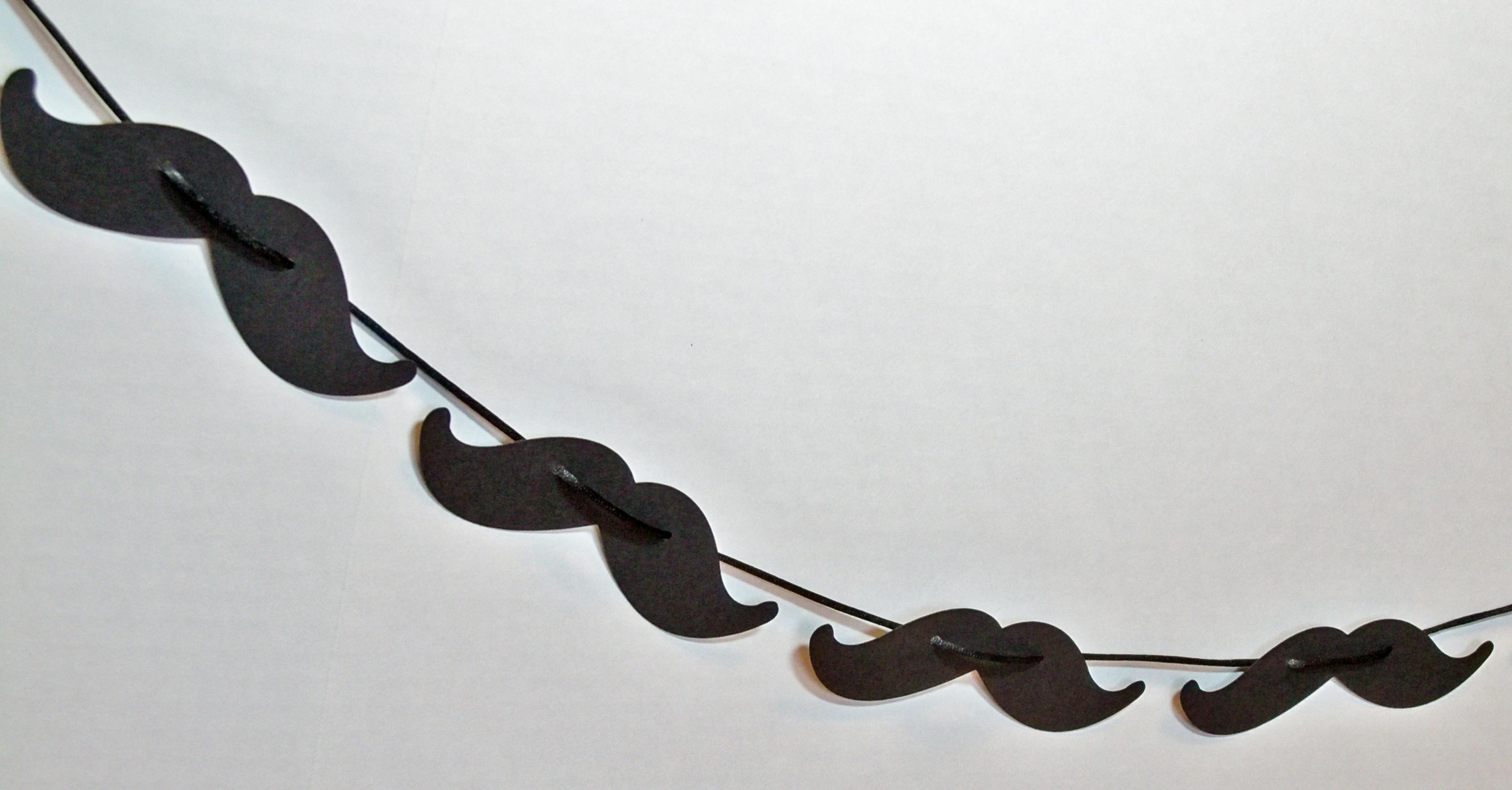 Mustache Banner/ Moustache Garland/ Wedding/ Birthday/ Gender Reveal ...