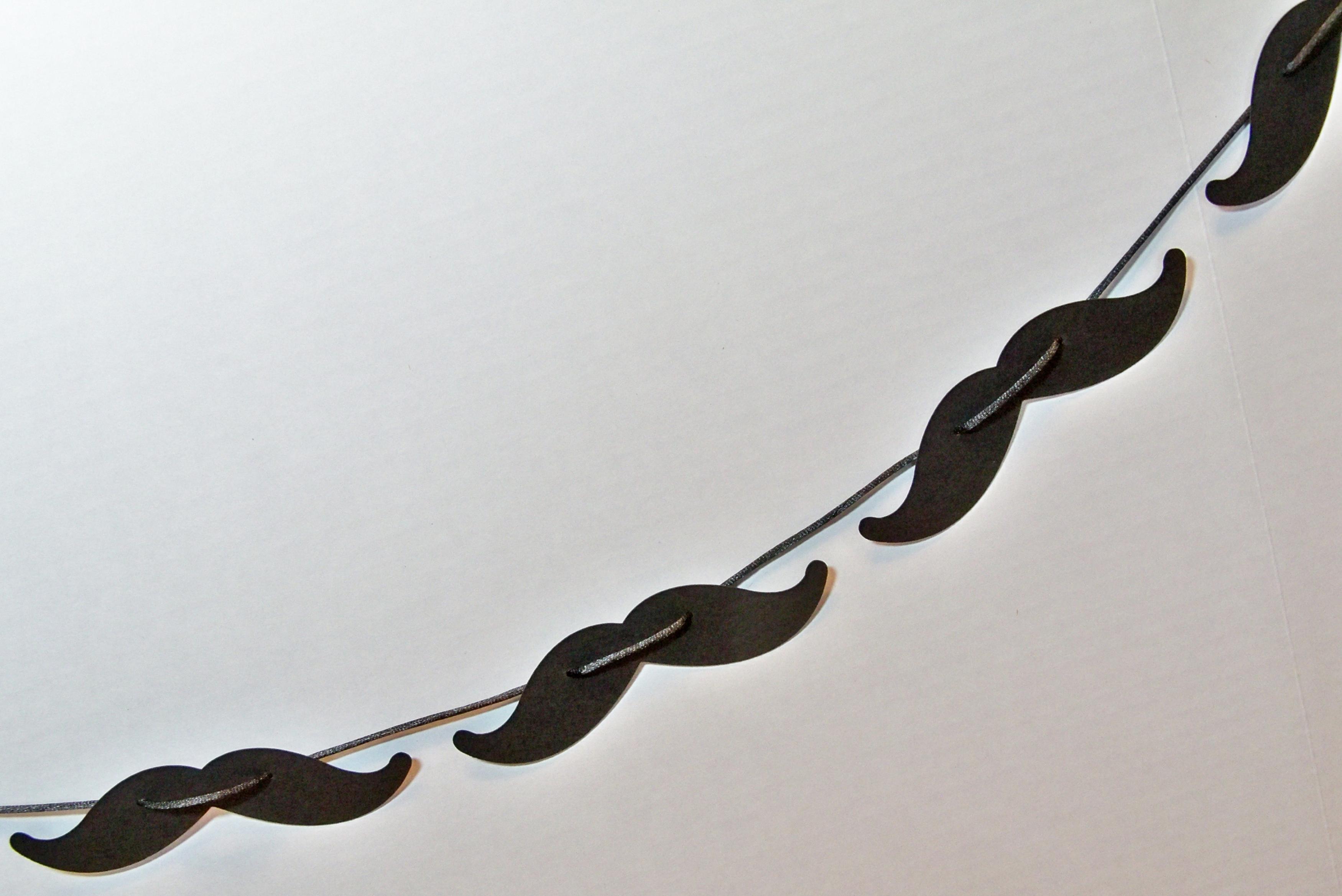 Mustache Banner/ Moustache Garland/ Wedding/ Birthday/ Gender Reveal ...